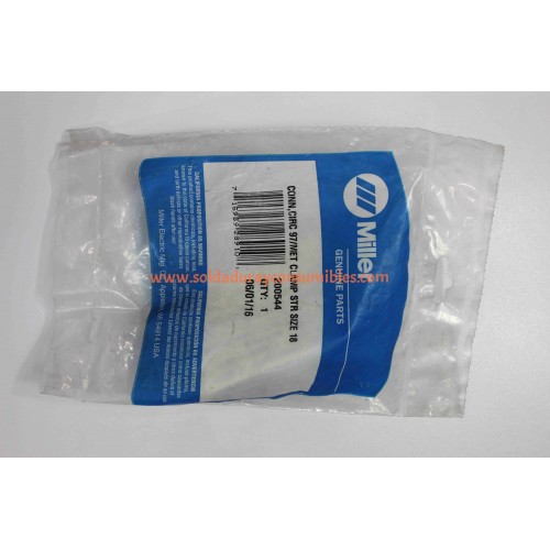 Miller electric 200544 Conn Circ 97/MET Clamp STR Size 18